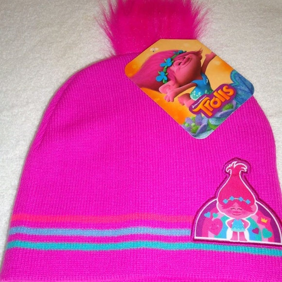 Dreamworks | Accessories | Nwt Dreamworks Trolls Kids Beanie | Poshmark